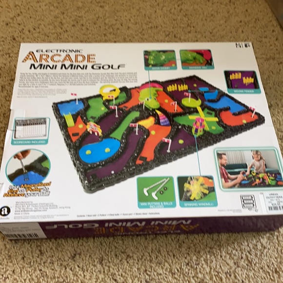 Games | Electronic Arcade Mini Miniature Golfplay Set | Poshmark